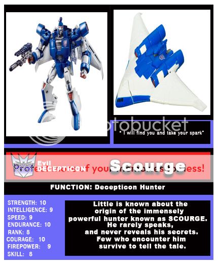 2D Artwork: - Custom Made WFC Megatron Tech Spec Card | TFW2005 - The ...